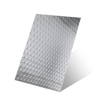 304 2mm T Patterned Stainless Steel Checkered Sheet For Building Floors
