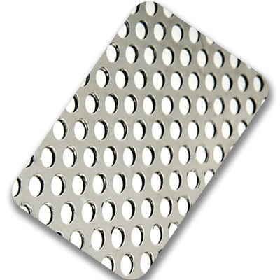 1500mm Perforated Stainless Steel Sheet With Round Hole Perforated ...