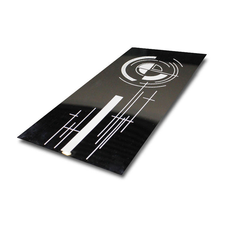 316 Mirror Polished PVD Coating Etched Stainless Steel Sheet For ...