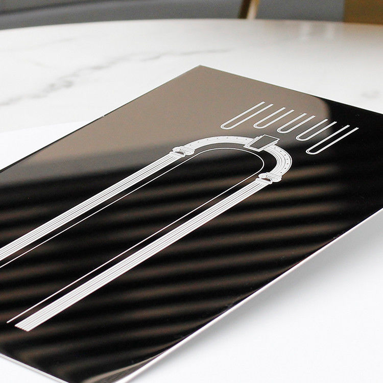 Mirror Etching SS Elevator Door Panel 1.0mm Thick 316 Stainless Steel 4 ...