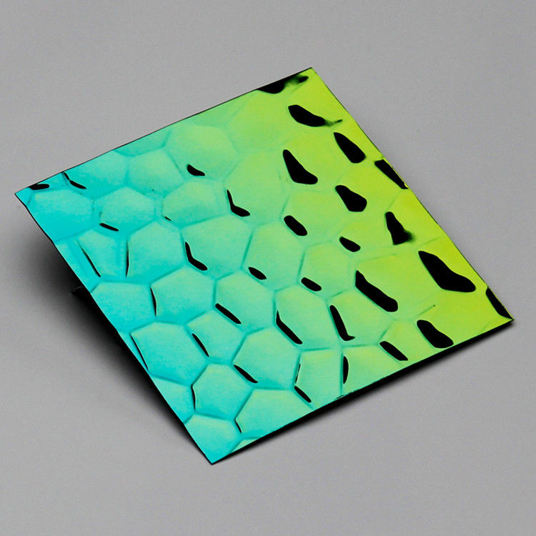 Mirror Water Ripple Decorative Stamped Stainless Steel Sheet Ceiling 4x8