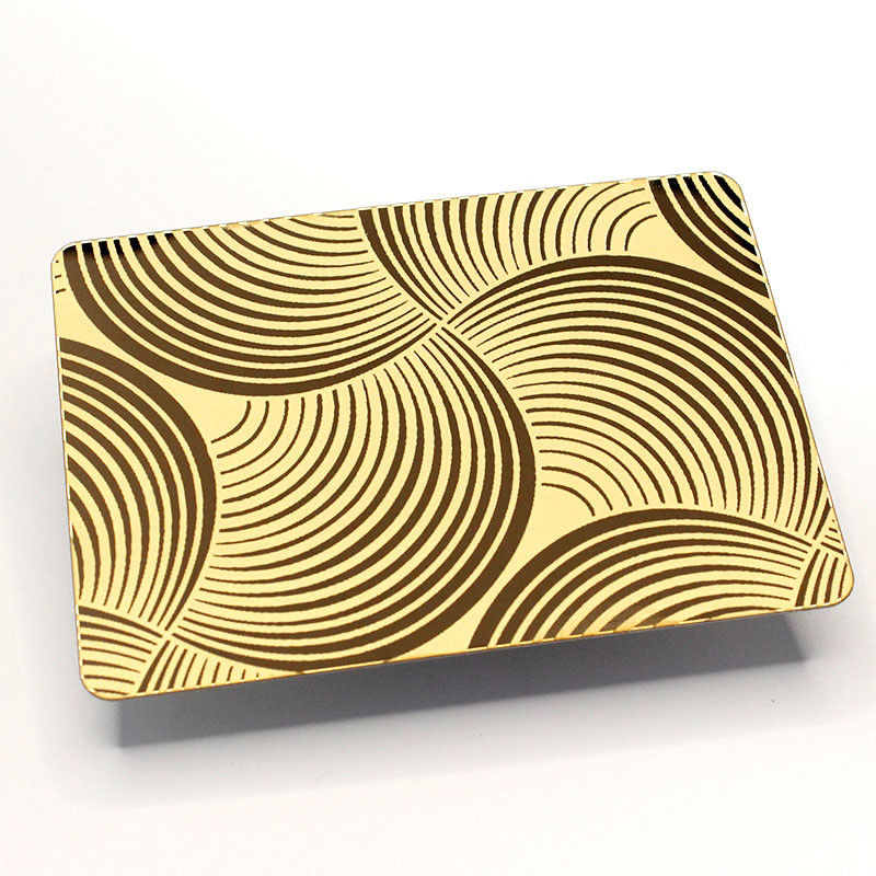 Pakistan Bronze Color Etching Stainless Steel Sheet And Plates Width ...