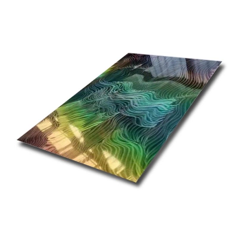 304 316 Art Pattern 3D Laser Finish Stainless Steel Decorative Sheet ...