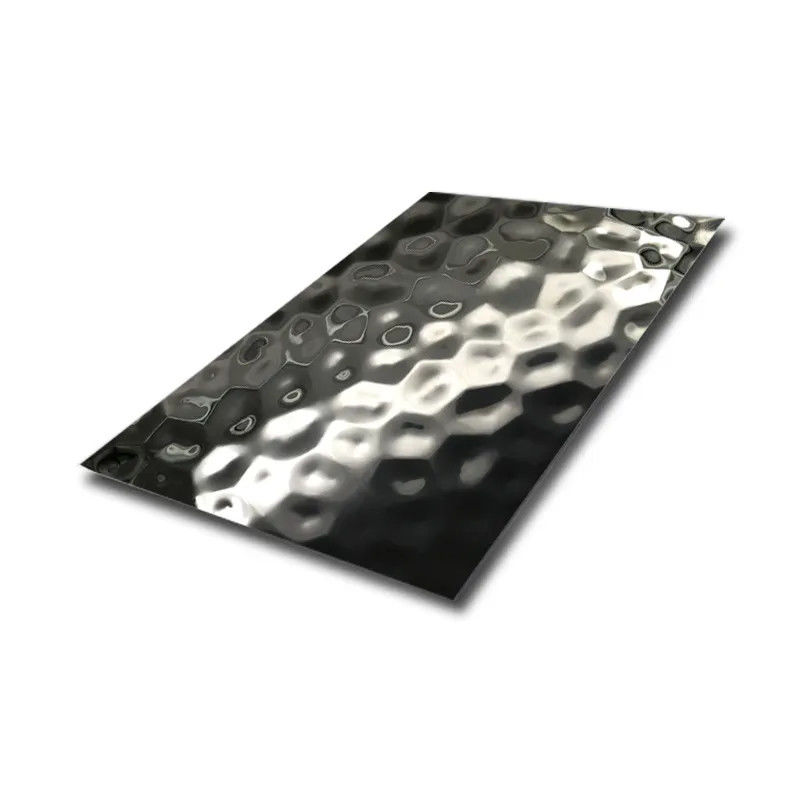Water Ripple Finish Hammered Black Stainless Steel Decorative Sheet For ...
