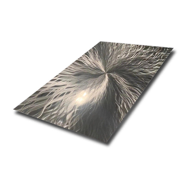 4x8ft Polished Stainless Steel Texture 304 316 Mirror Finish 3D Art ...