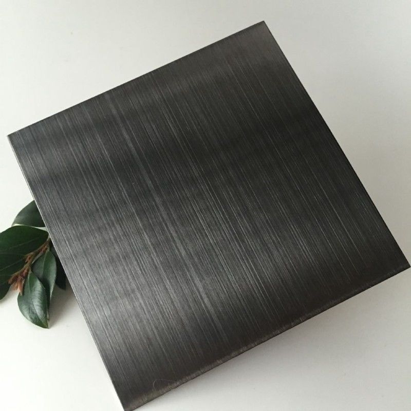 inox 316 0.5mm 1mm 2mm 3mm Hairline Finish Anti-fingerprint Black ...