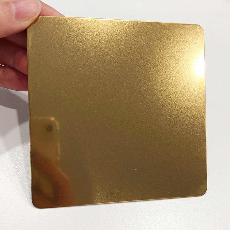 Anti - Fingerprint Titanium Stainless Steel Sheet 304 Color Metal Plate