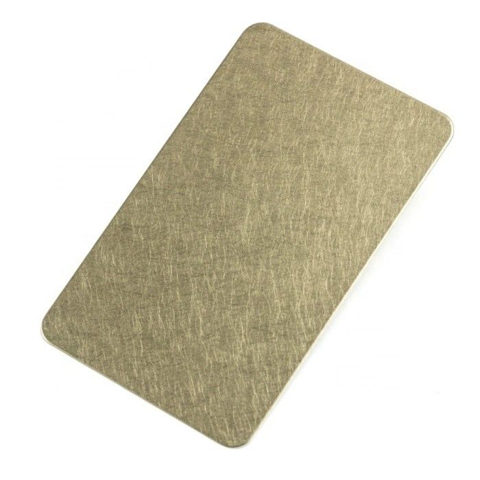 Vibration Finish Decorative SS Sheet Color With PVC Film Coated ...