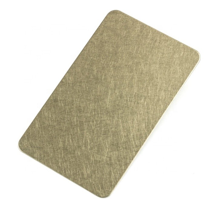 Vibration Finish Decorative SS Sheet Color With PVC Film Coated ...