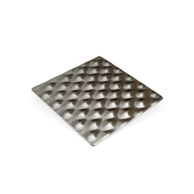 304 0.8mm thick raindrop textured pattern embossed metal sheet 6WL ...