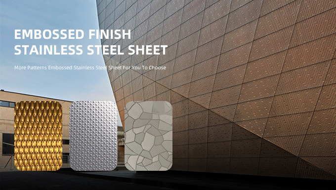 Custom Cut Stainless Steel Metal Sheet With 5WL Pattern 0.3mm Thickness