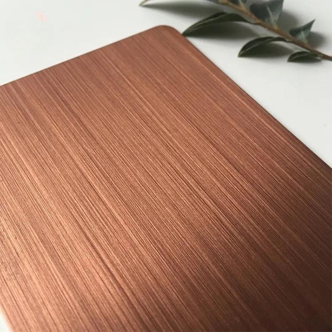 Hairline HL Brushed Finish Stainless Steel Sheet 0.5mm Thickness ...