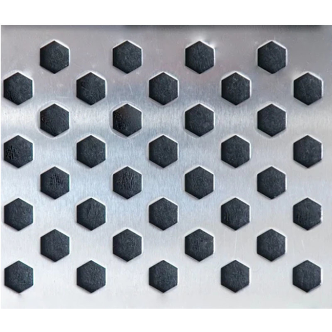Hexagonal Perforated Stainless Steel Sheet 2mm 3mm Thick