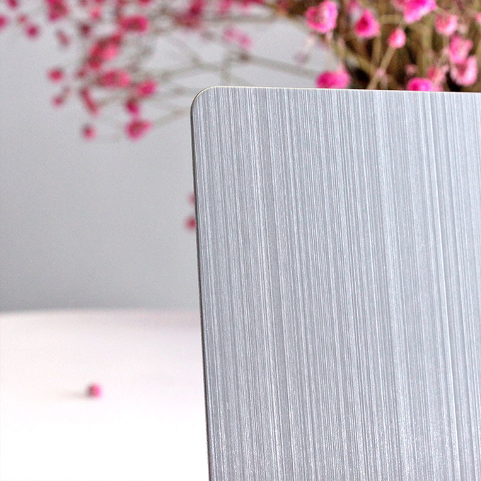SS 304 Grade Brushed Finish Stainless Steel Sheet 3.0mm Thickness JIS ...