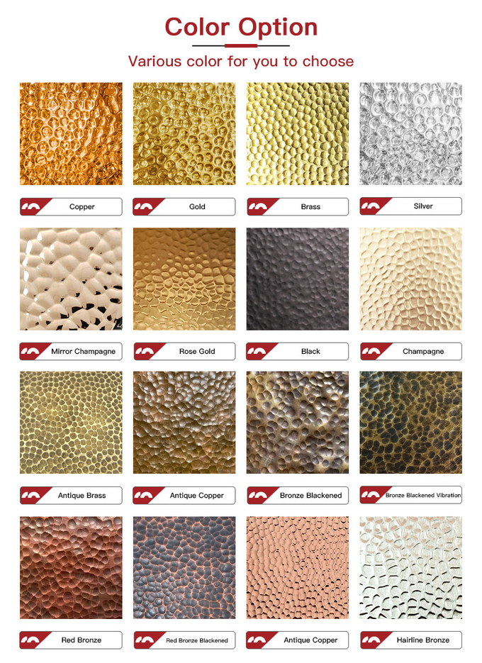 Hammered Finish Stainless Steel Sheets-Grand Metal