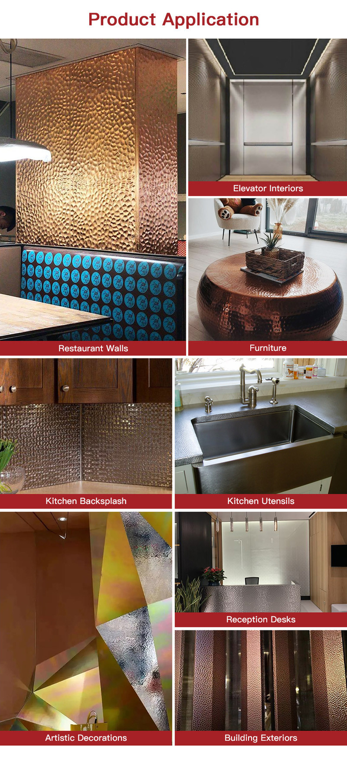 Hammered Finish Stainless Steel Sheets-Grand Metal