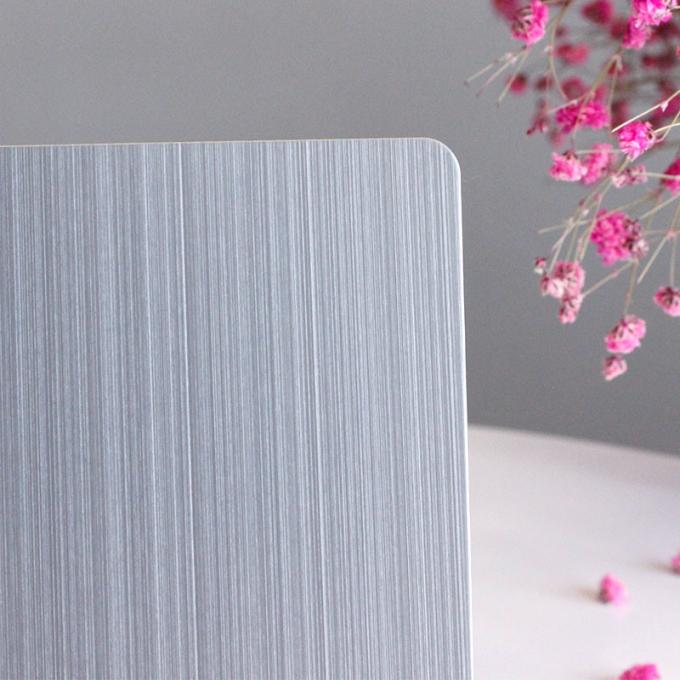 SS 304 Grade Brushed Finish Stainless Steel Sheet 3.0mm Thickness JIS ...