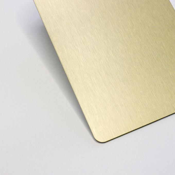 No.4 Brushed Stainless Steel Sheet 304 Grade Corrosion Resistant