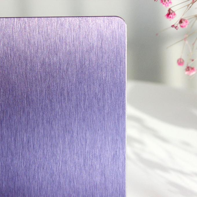 No.4 Brushed Stainless Steel Sheet 304 Grade Corrosion Resistant