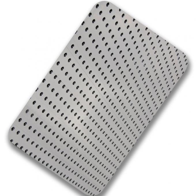 1500mm Perforated Stainless Steel Sheet With Round Hole Perforated ...
